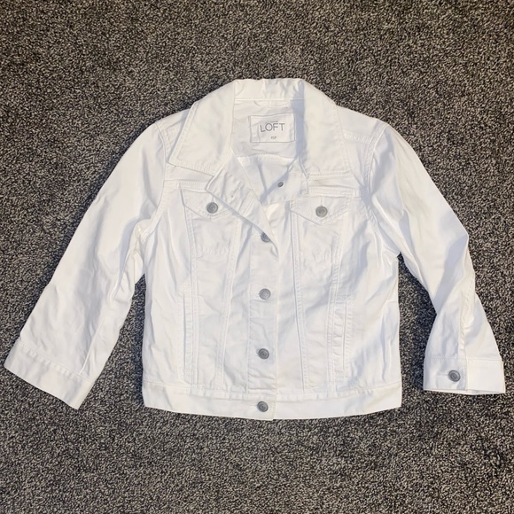 LOFT | Jackets & Coats | Loft Womens Denim Jacket Size Xsp | Poshmark